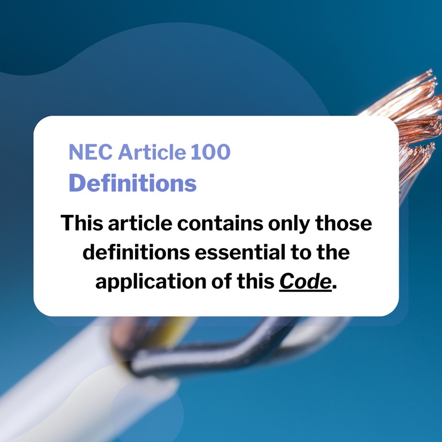 NEC 2023 Definition Changes: Electrical Impact