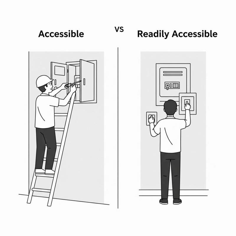 Accessible vs Readily Accessible: NEC Definition Guide